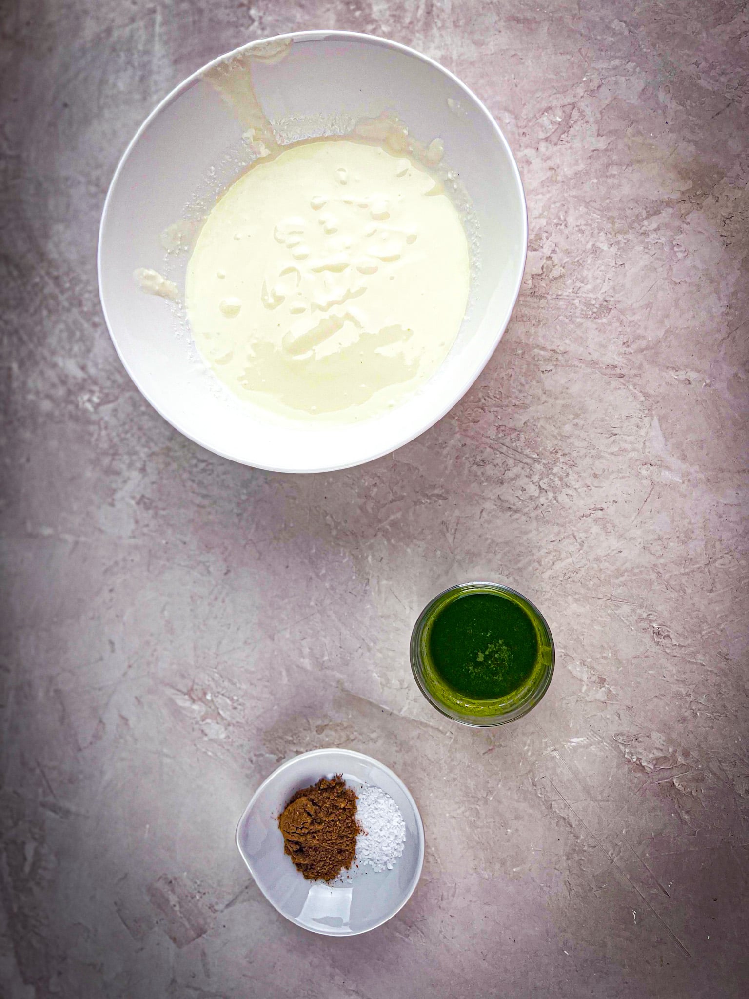 Smooth Pakistani Green Chutney Raita - Two Cloves In A Pot