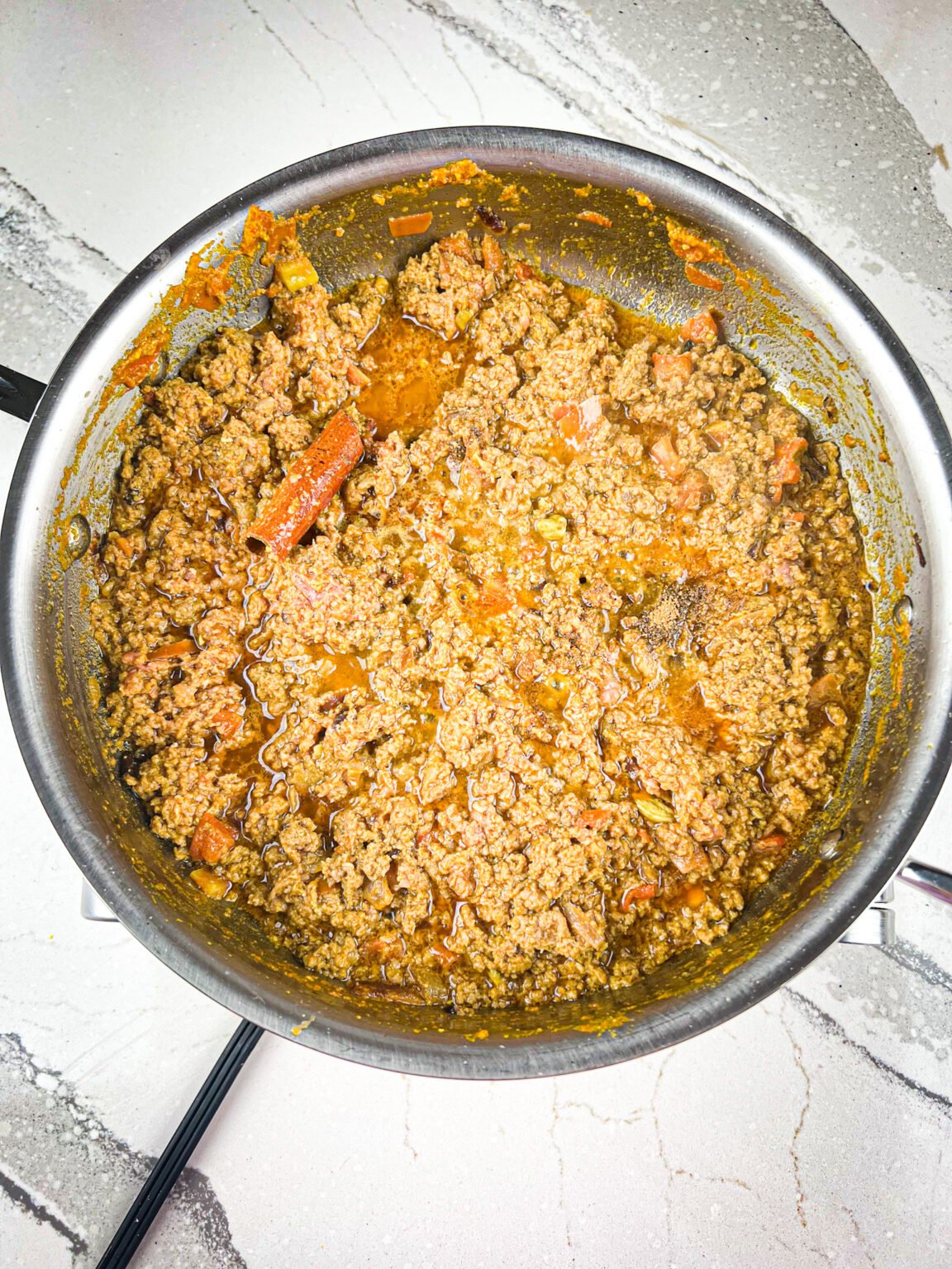 Quick Pakistani Aloo Keema (Stovetop or Instant Pot) - Two Cloves In A Pot