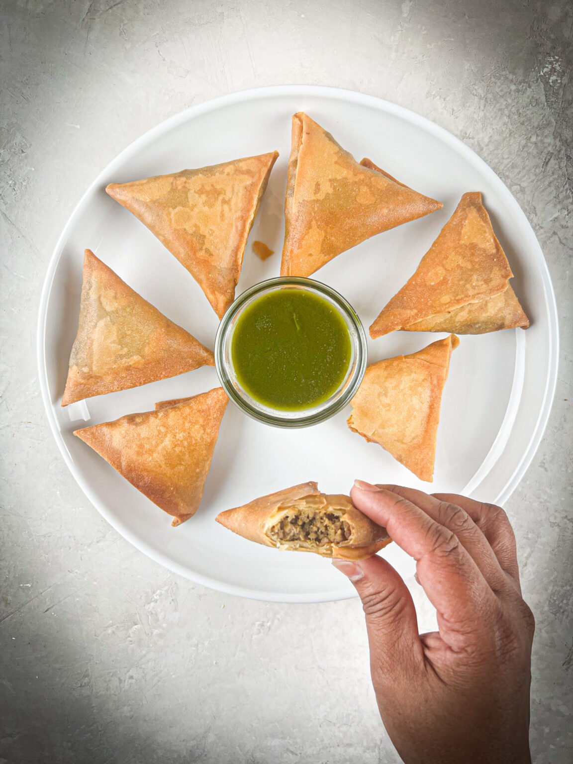 Homemade Crispy Pakistani-Style Beef Samosa - Two Cloves In A Pot