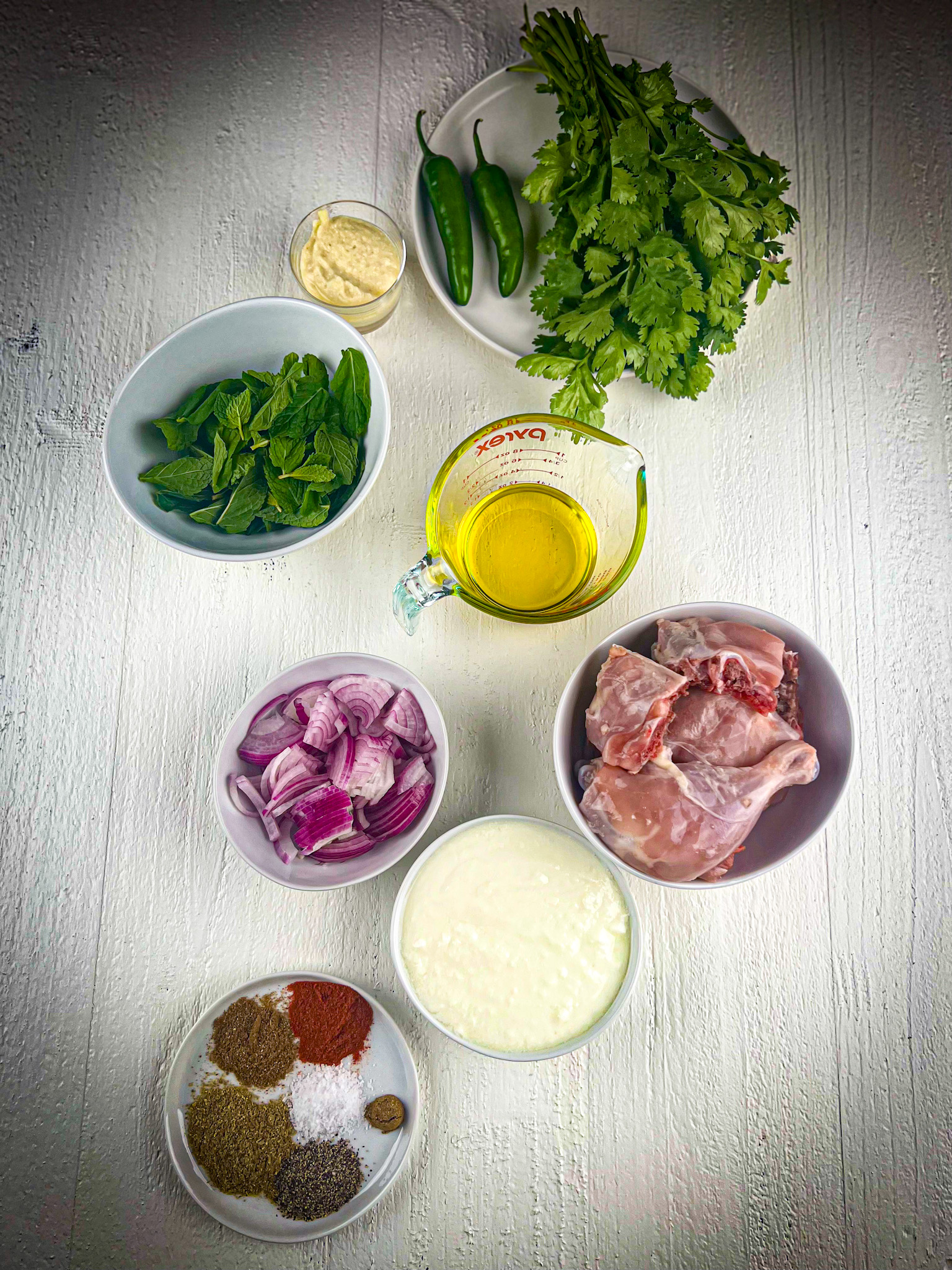 Pakistani Hariyali Chicken (Green Chicken Curry) - Two Cloves In A Pot