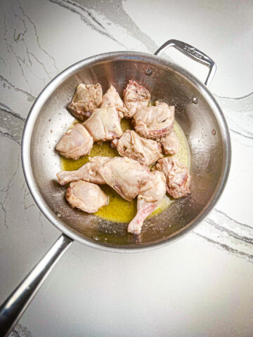 How To Make Pakistani Creamy Chicken White Karahi - Two Cloves In A Pot