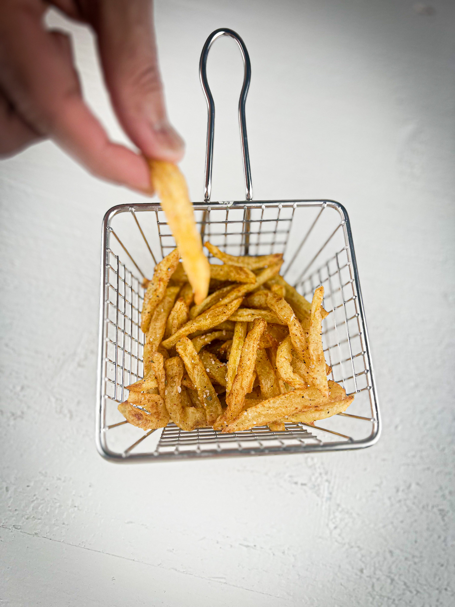 Quick Masala-Spiced Fries - Two Cloves In A Pot