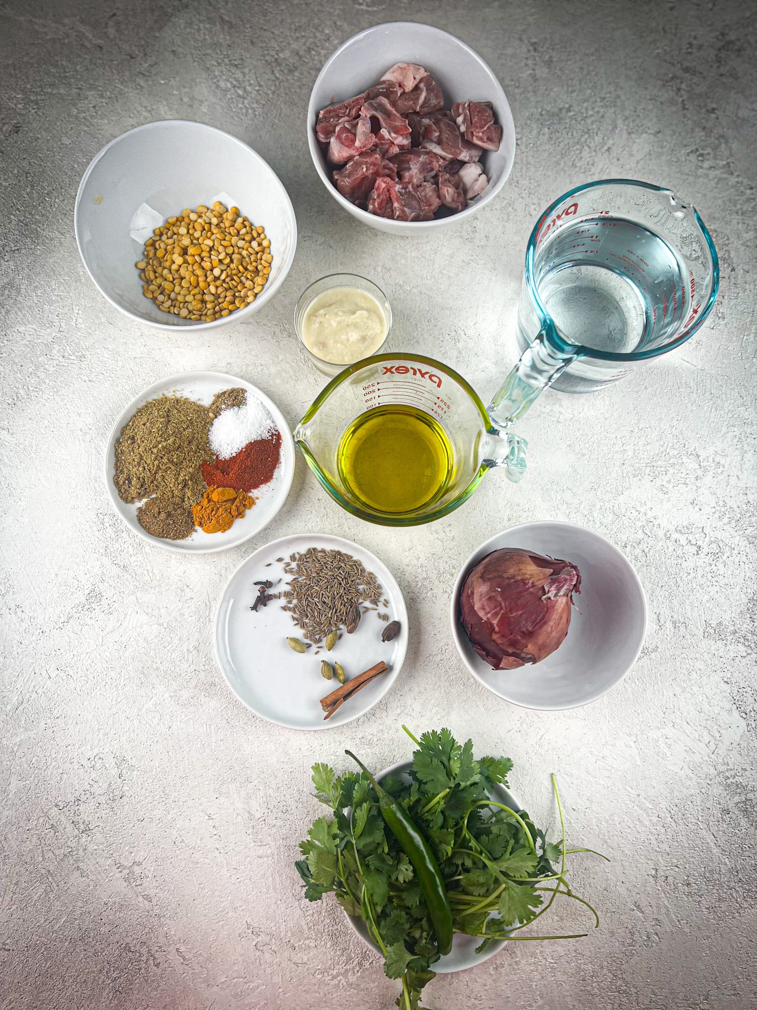 Tender Pakistani Dal Gosht (Mutton) - Two Cloves In A Pot