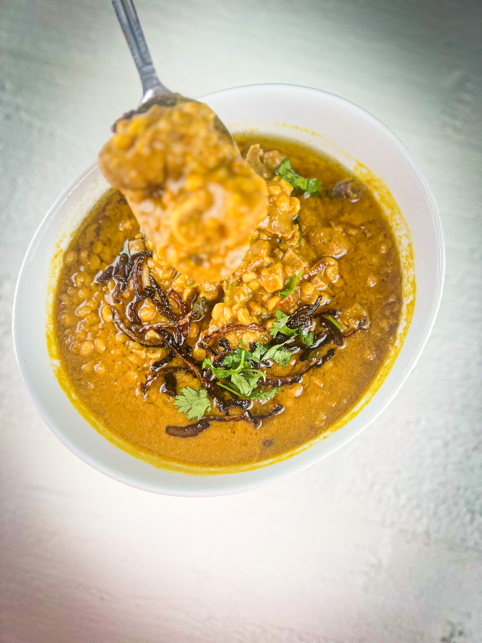 Tender Pakistani Dal Gosht (Mutton) - Two Cloves In A Pot