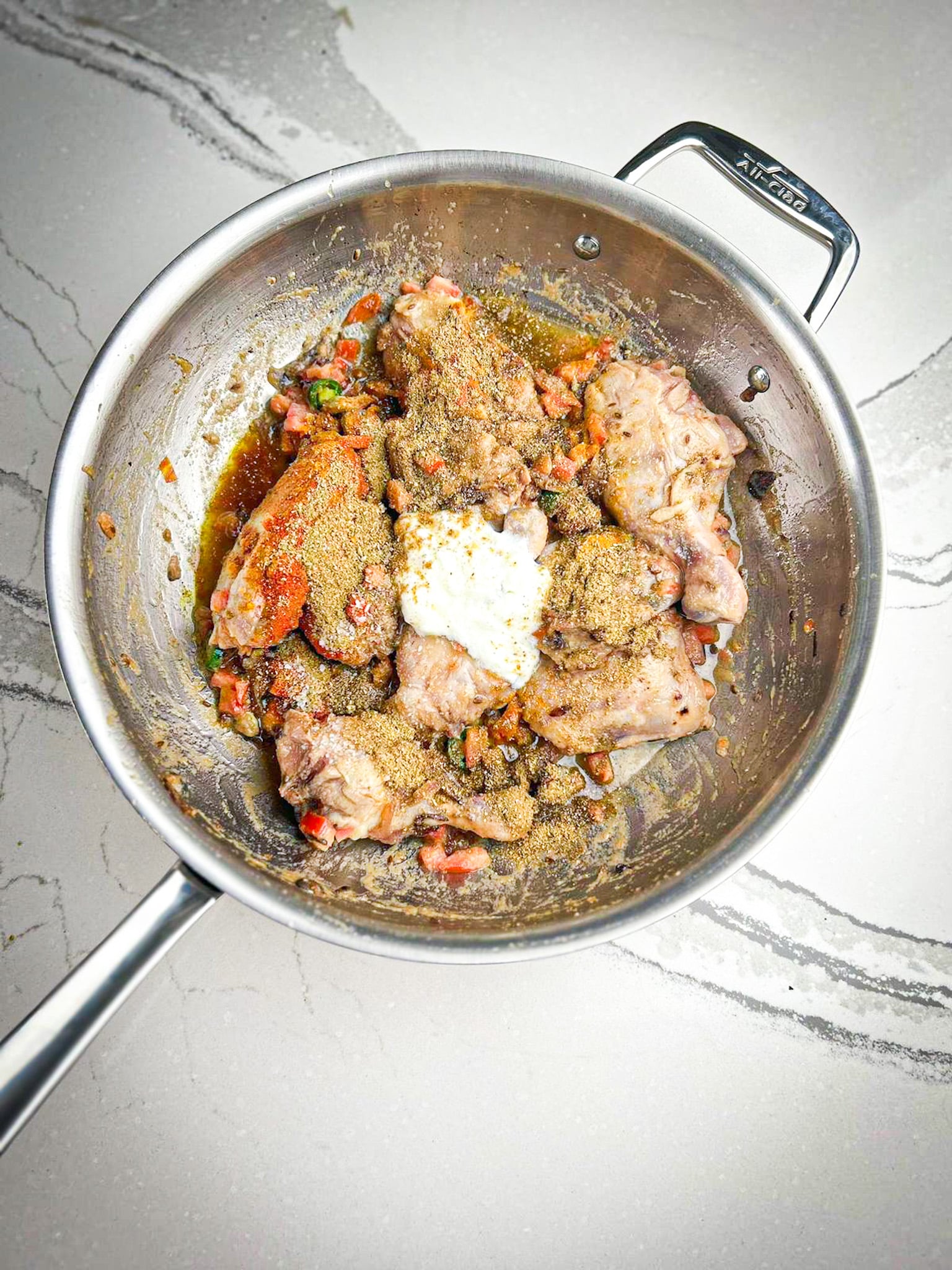 30-Minute Pakistani Palak Chicken - Two Cloves In A Pot