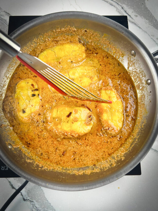 How To Make Indian Fish Korma Curry (Step by Step) - Two Cloves In A Pot