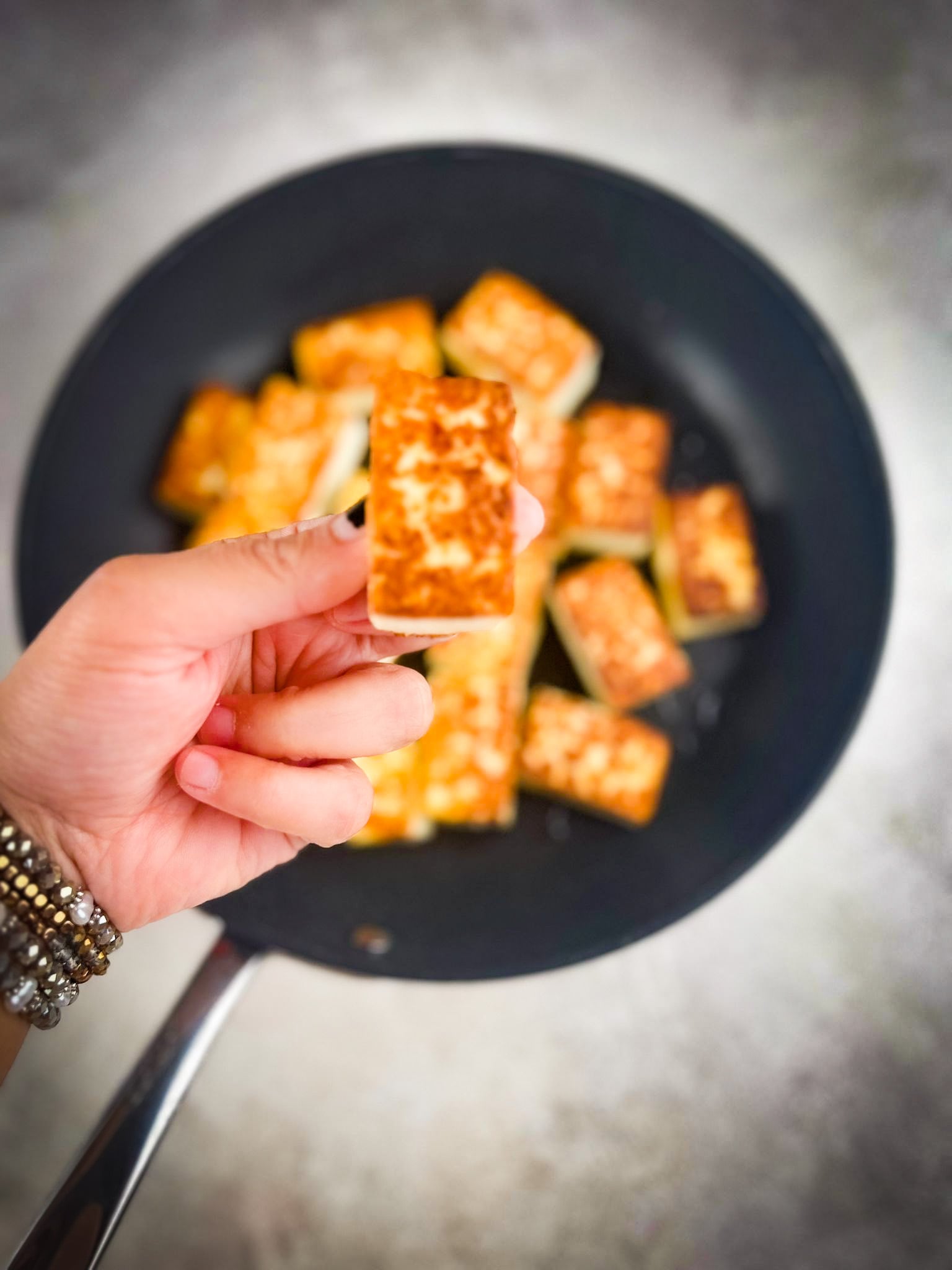 How To Soften and Make Crispy Pan-Fried Paneer - Two Cloves In A Pot